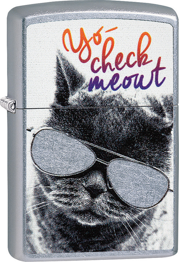 ZIPPO CAT WITH GLASSES - C Store & Novelty Outlet